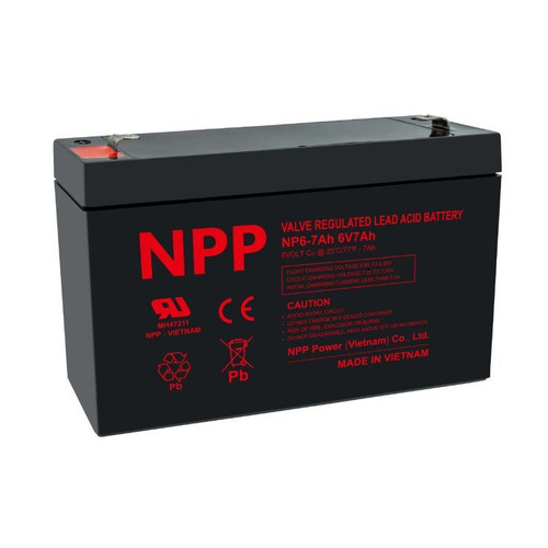 6V/7Ah AGM Valve Regulated Lead Acid Battery | Maamoon Est ...