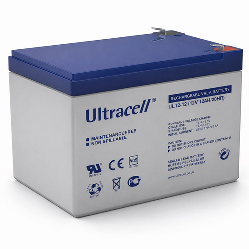 Ultracell 12V 12Ah Sealed Lead Acid VRLA Rechargeable Battery | Maamoon ...