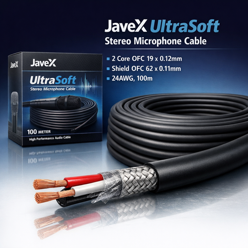 JaveX UltraSoft Stereo Microphone Cable – 24AWG | Maamoon Est ...