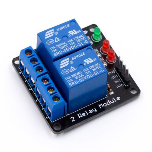 2-Channel Relay Module without Light Coupling 5V | Maamoon Est ...