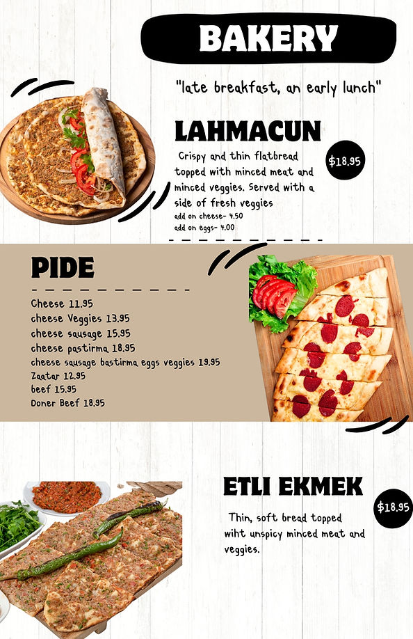 Menu Dearborn | GalataSweets usa