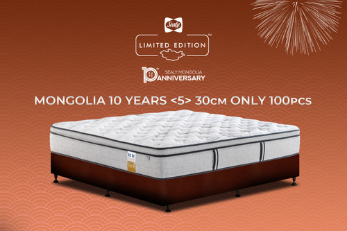 Sealy® Limited-Edition Mongolia 10 Years | Sealy Монгол салбар