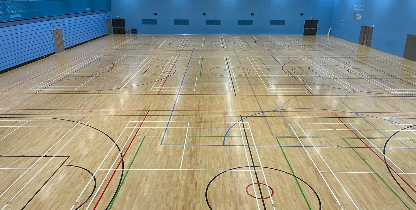 Sports Hall Line Marking Services | Courtcraft | UK