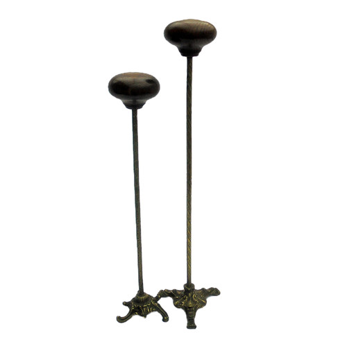 Two Vintage Tall Shop Hat Stands | Trading Antiques
