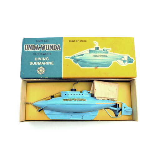 Vintage Sutcliffe Unda Wunda Clockwork Submarine | Trading Antiques