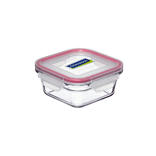 GLASSLOCK Oven Safe Tempered Glass 900ml Square Container | Glasslock