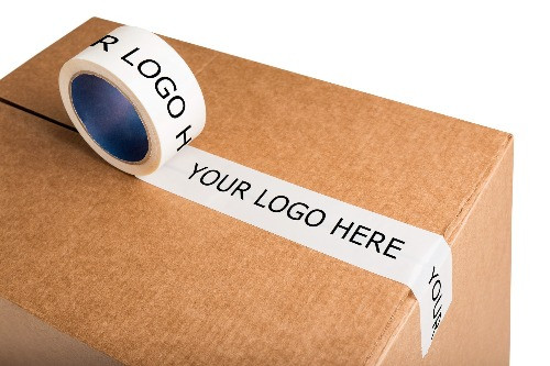 Single Box Custom Printed Tape - One Color Printing | printmytape.com