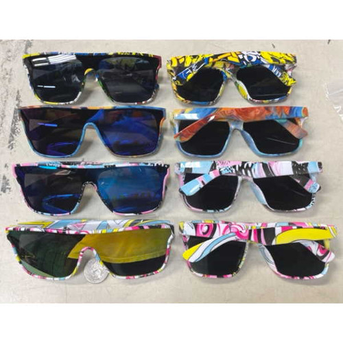 GO-GO 60'S STYLE ASSORTED PRINT AND COLORS REVO LENSES | FLASHBACK AND ...