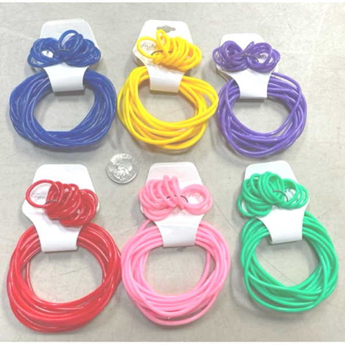 RUBBER BRACELETS 6 COLORS, COMES WITH RINGS | FLASHBACK AND FREEDO