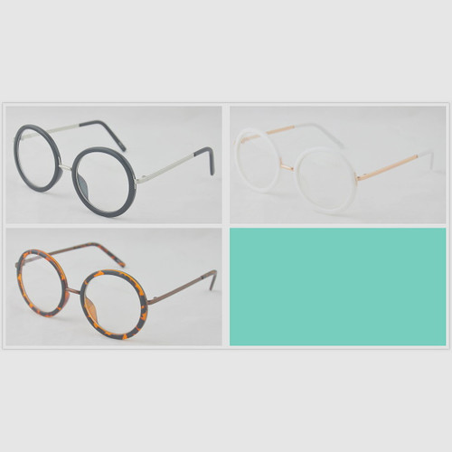 CLEAR LENS, ROUND FRAMES GLASSES | FLASHBACK AND FREEDO