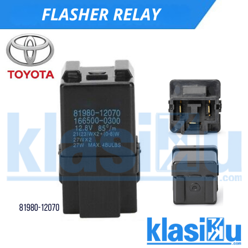 Toyota Flasher Relay 81980-12070 | Klasikku