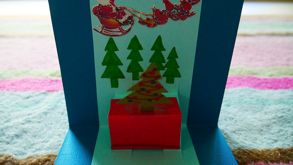 My first attempt at a pop-up card!