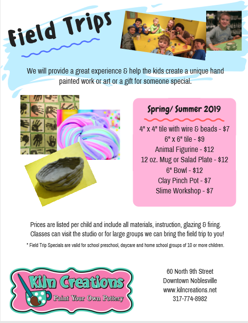 FIELD TRIP BROCHURE | kilncreations