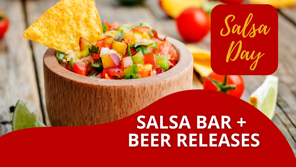 Salsa Day beer releases + salsa bar on July 23