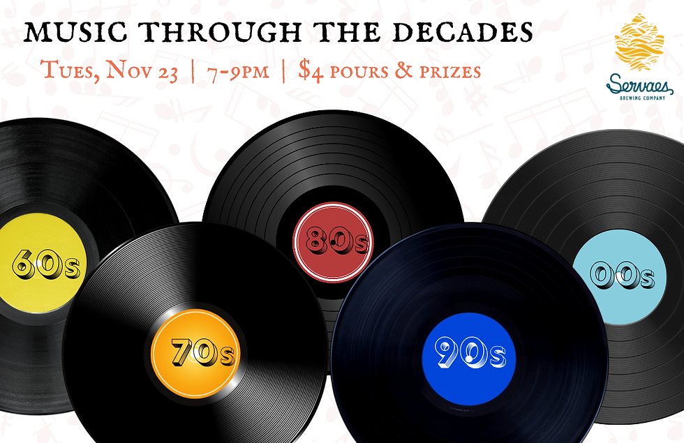 Special Edition Trivia: Music through the Decades on Nov. 23