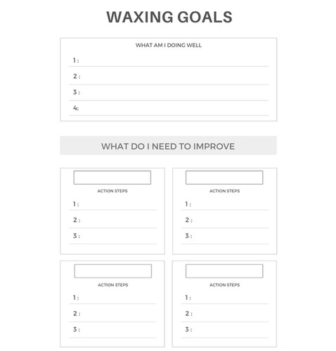 Waxing Goals | waxedstudio.com