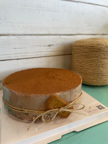 Basque Cheesecake with chocolate Mousse | Little Bakery