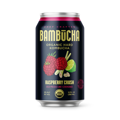 Raspberry Crush - 12 Pack | Bambucha Kombucha