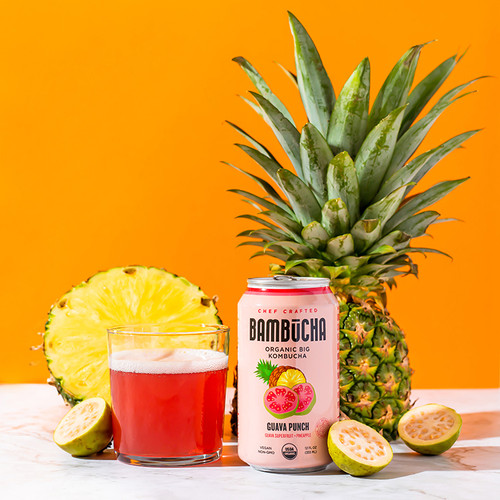 Guava Punch - 12 Pack | Bambucha Kombucha