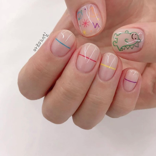 Cute Nail Sticker Sheet | Inspire Me Shop