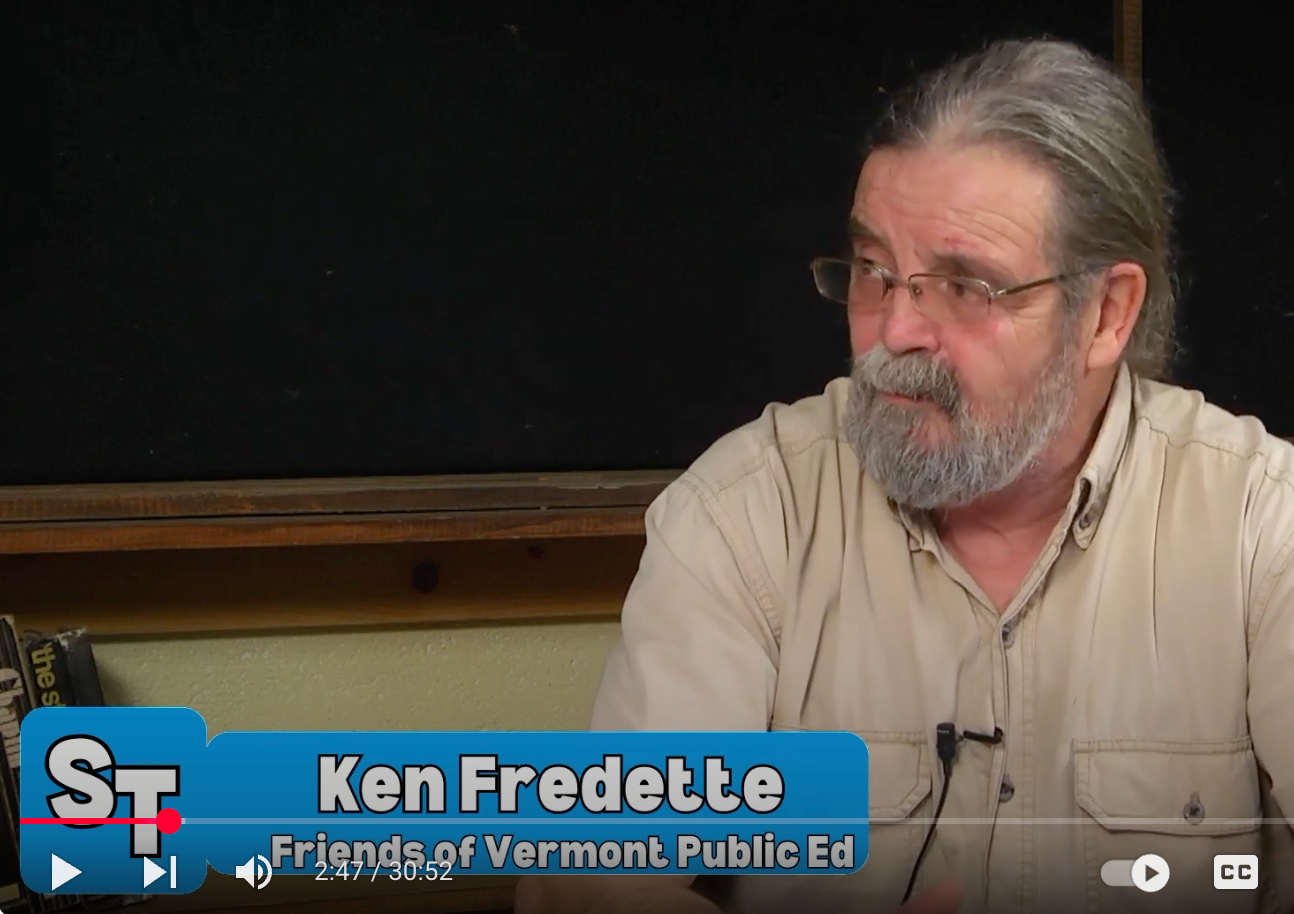 Ken Fredette back on Sharpe Takes! | Friends of Vermont Public Education
