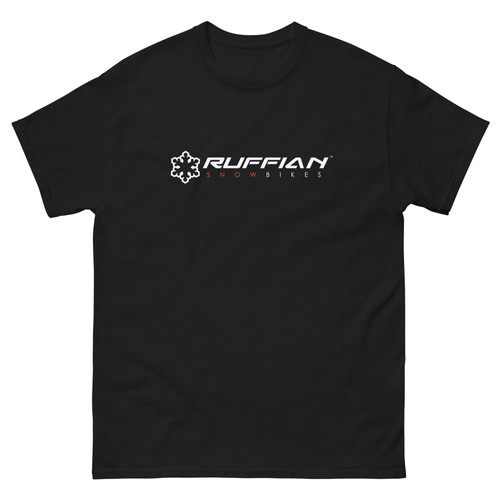 Ruffian Classic Black T-Shirt | Ruffian Snowbikes