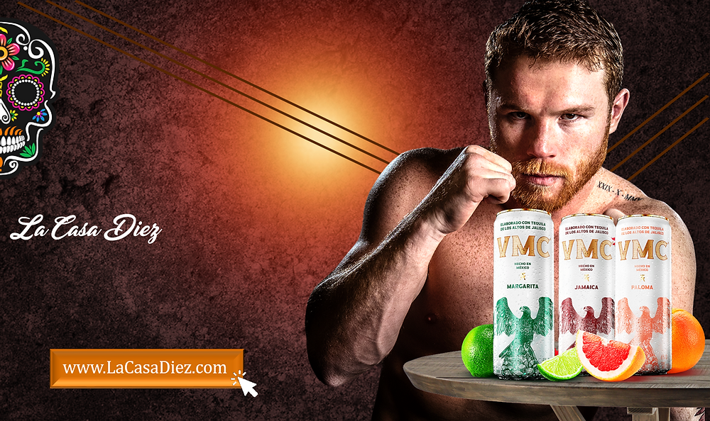 CANELO ALVAREZ lanza VMC, una bebida Ready To Drink de sabores