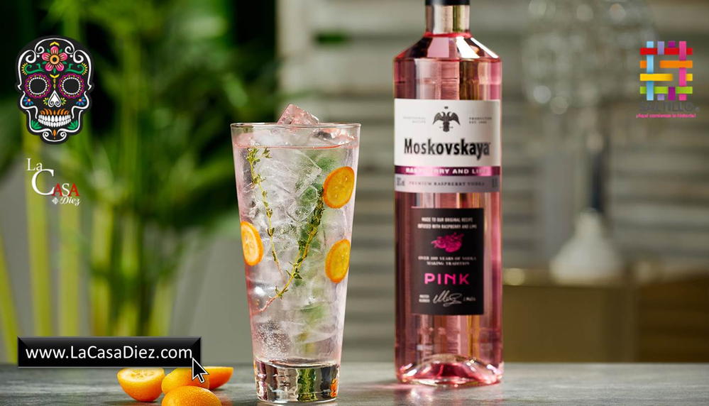 💀 El VODKA ROSA de Moskovskaya busca posicionarse en el Mercado.