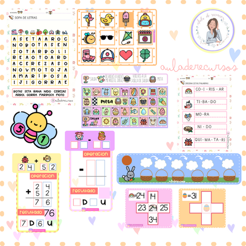Pack primavera y pascua primaria | auladerecursos