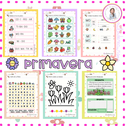 CUADERNO DE PRIMAVERA-iniciación LE | auladerecursos