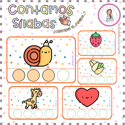 Tarjetas conciencia fonológica | auladerecursos