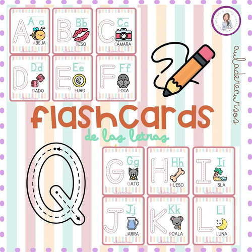 Flashcards abecedario | auladerecursos