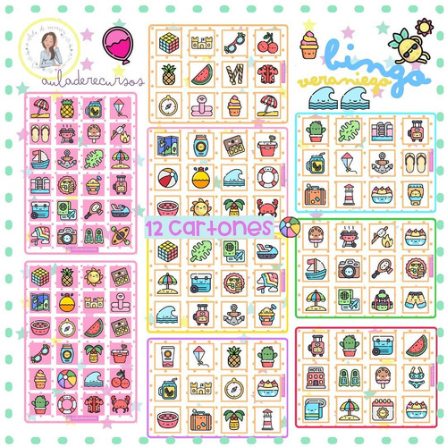 Bingo de verano | auladerecursos