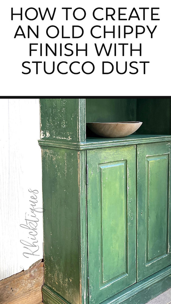 How to Create an Old Chippy Finish with Stucco Dust