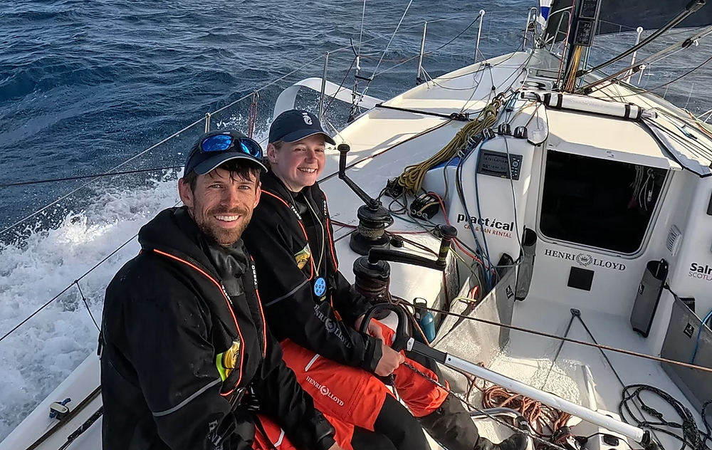 Maggie Adamson et Calanach Finlayson (Solan Ocean Racing), 15es de la ...