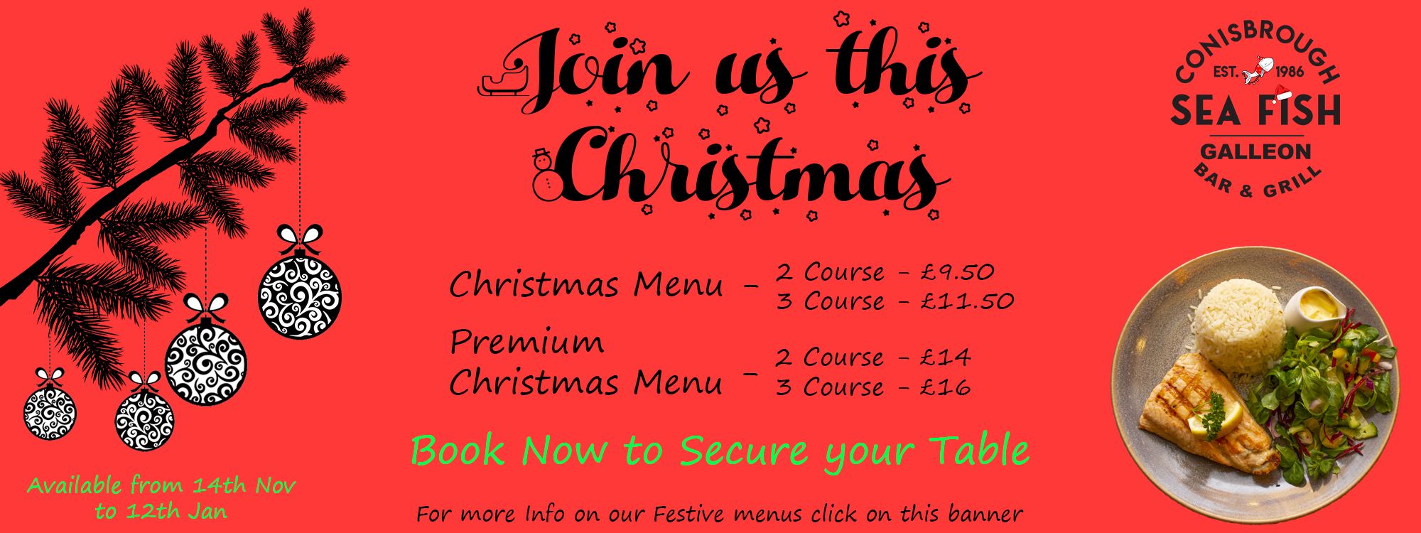 SeaFish Restaurant | Galleon | South Yorkshire | SeaFish Conisbrough