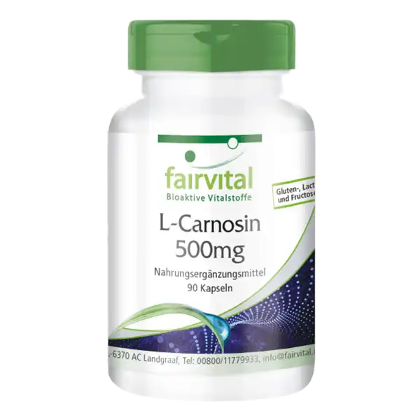 L-Carnosin 500mg 90 Kapseln | NATURSCHÄTZE