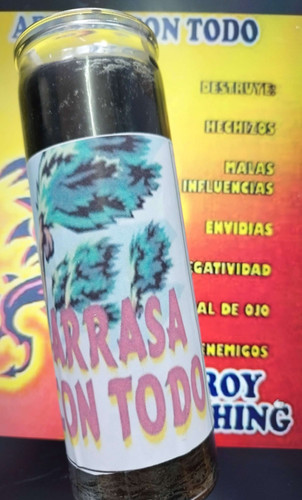 ARRASA CON TODO PREPARADA vela en vaso | bazar velas y cosas