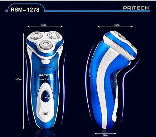 PRITECH RSM-1278 razor wireless rechargeable short hair shaving machine ...