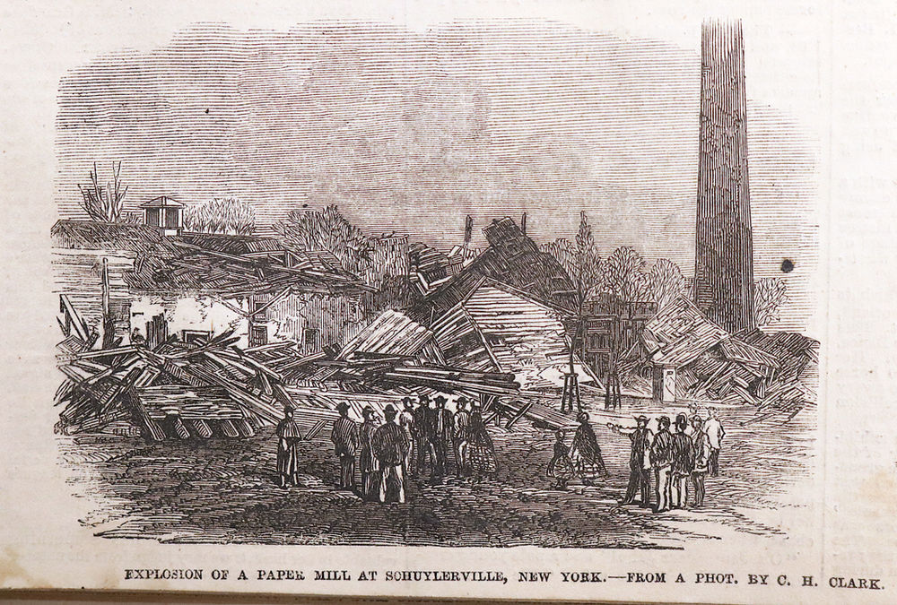 1864 Schuylerville Paper Mill Explosion