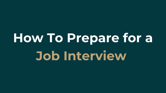 how to prepare for a job interview meeting