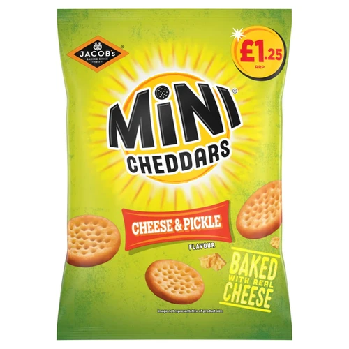 Jacob's Mini Cheddars Cheese & Pickle | Bite Sized Brit Shop