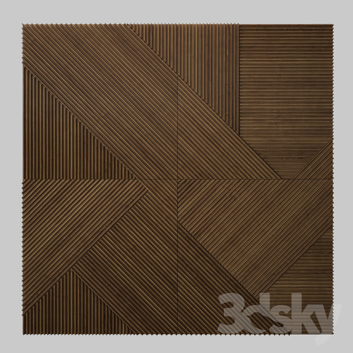 Milled Wall Panels | architecture3dmodels