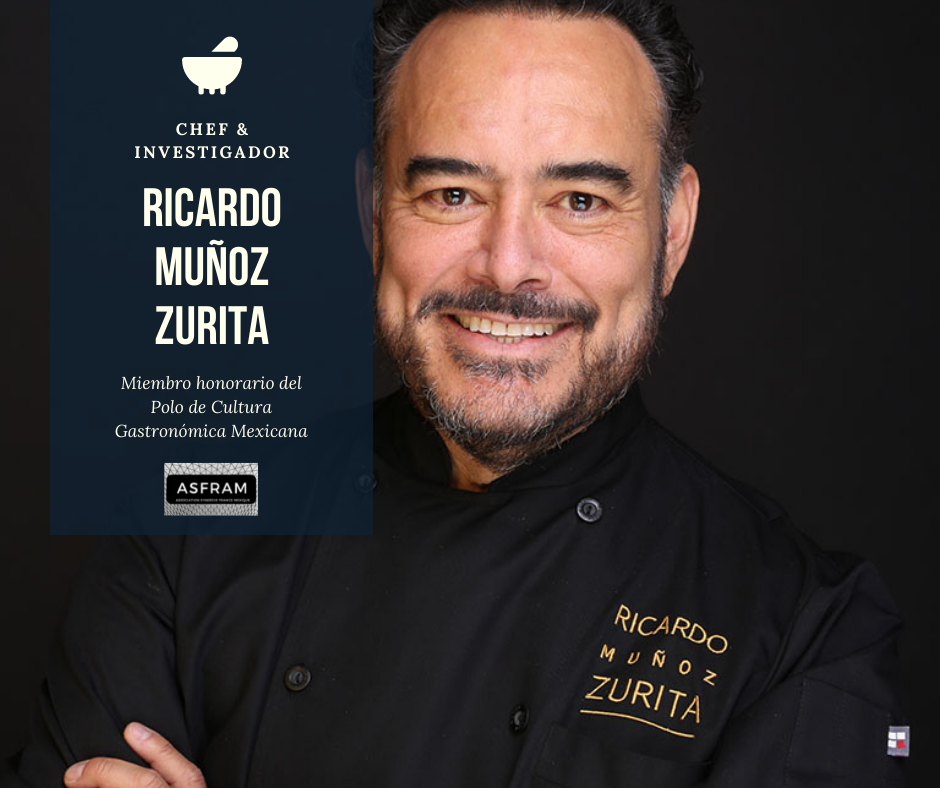 Nuevo miembro honorario Chef Ricardo Muñoz Zurita