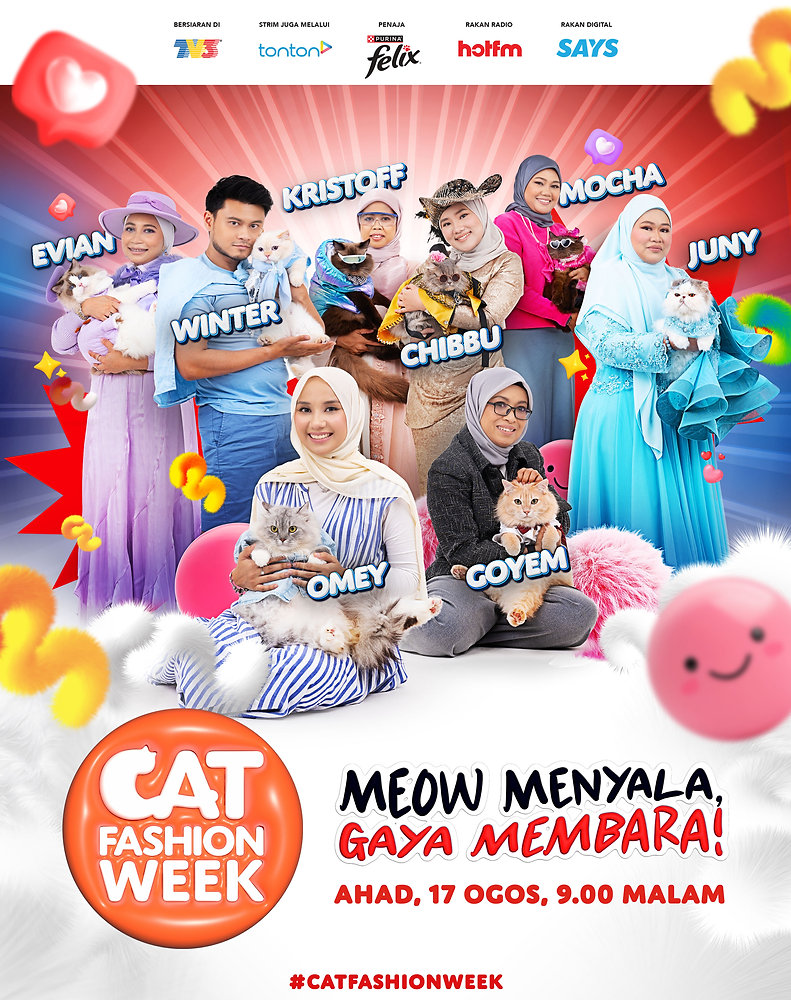Cat Fashion Week 2025: Pertandingan Fesyen Kucing Pertama di TV3 Bakal ...