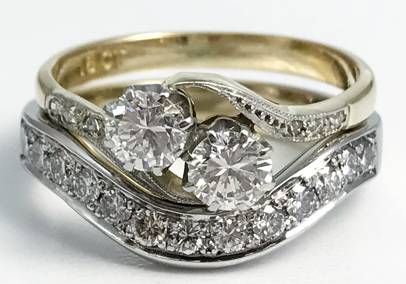 Shaped Wedding Rings | Kent | Martin Wilde Bespoke Jewellers