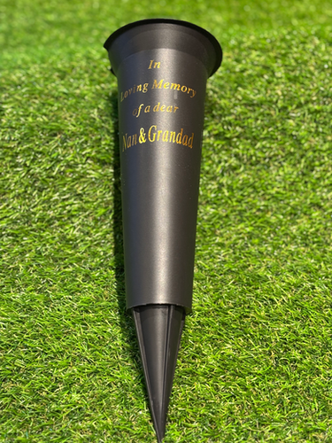 Grave Spike In Loving memory of Dear Nan and Grandad | Thistle And Fearne