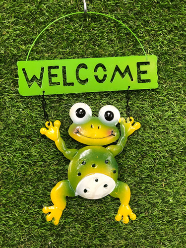 Cute Frog "Welcome Sign" | Thistle And Fearne