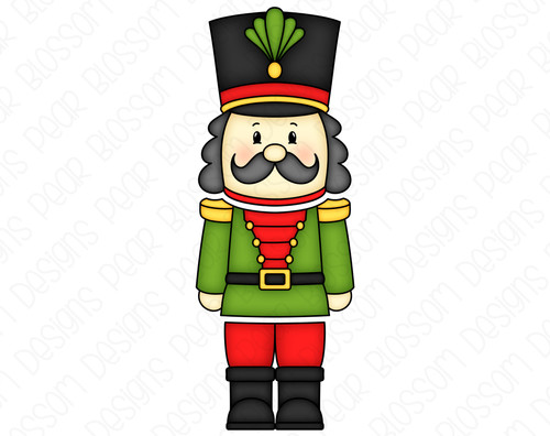 Build A Nutcracker Christmas Clipart | Pear Blossom Designs