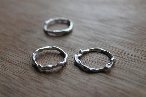 Slim Scrap Ring | Ellie Bloom Silver
